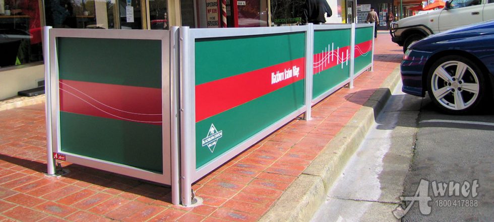 Cafe Barriers Made in Australia - Awnet